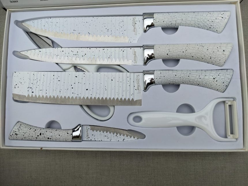 6 Pcs Stainless Steel Knife Set - Zepter - Al-Syed Traders